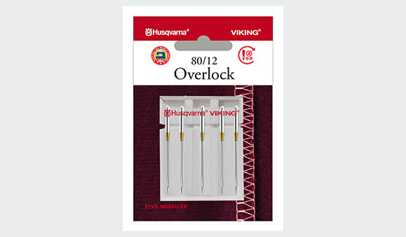 Husqvarna Viking Overlock Needles Size 80 - 5 pack